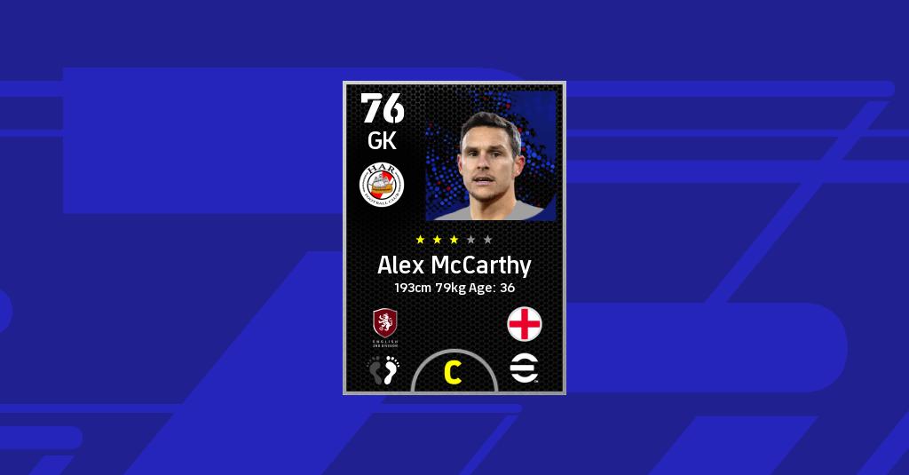 Statistiques de Alex McCarthy no eFootball 2022