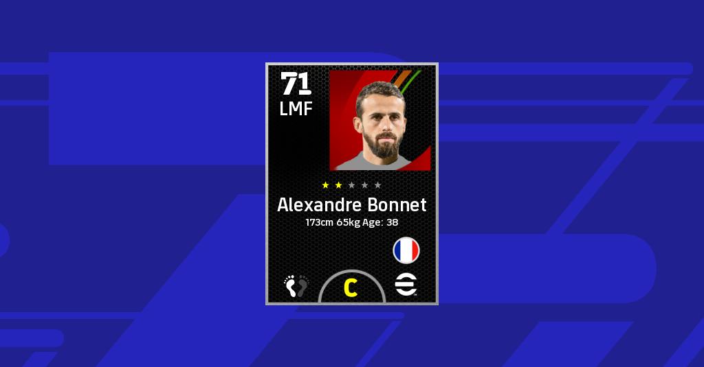 Statistiques de Alexandre Bonnet no eFootball 2022