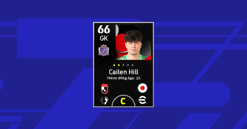 Statistiques de Cailen Hill no eFootball