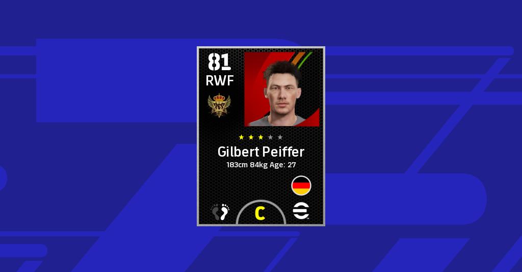Statistiques de G. Peiffer no eFootball 2022