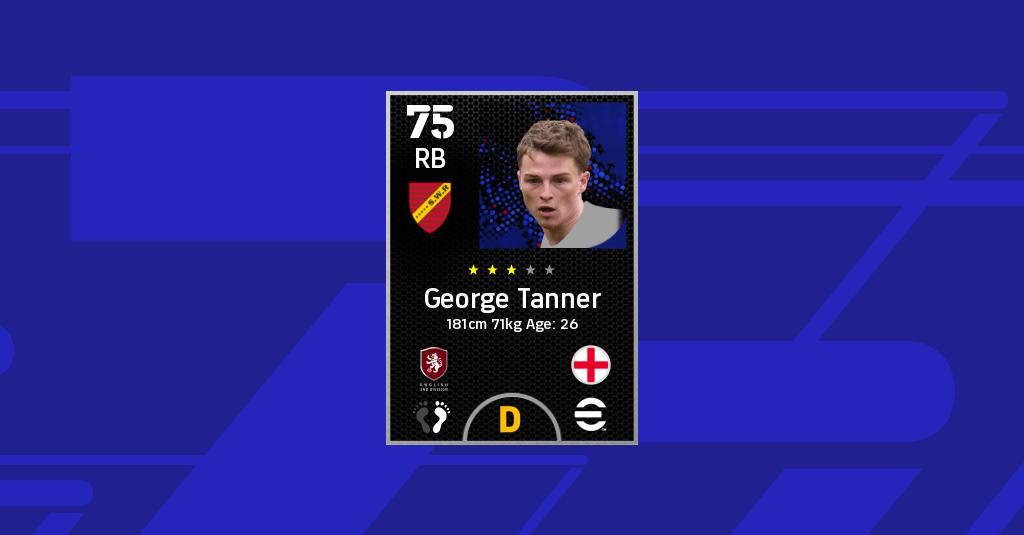 Statistiques de George Tanner no eFootball