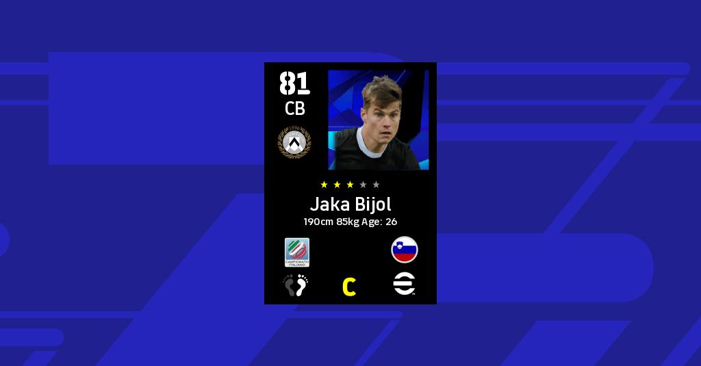 Statistiques de Jaka Bijol no eFootball 2022