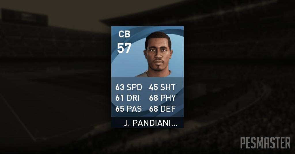 Statistiques de J. Pandiani no PES 2021 Mobile