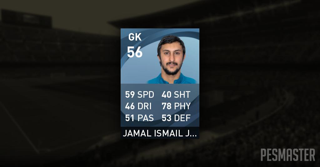 Statistiques de Jamal Ismail Jamal no PES 2021