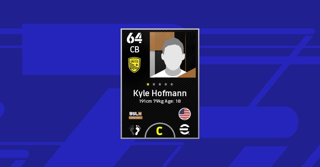 Statistiques de Kyle Hofmann no eFootball