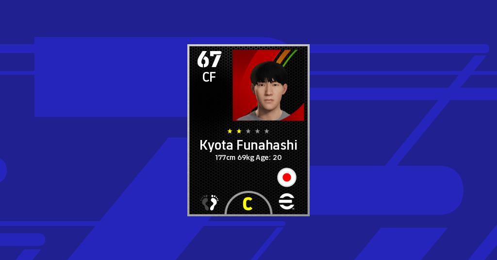 Statistiques de Kyota Funahashi no eFootball 2022