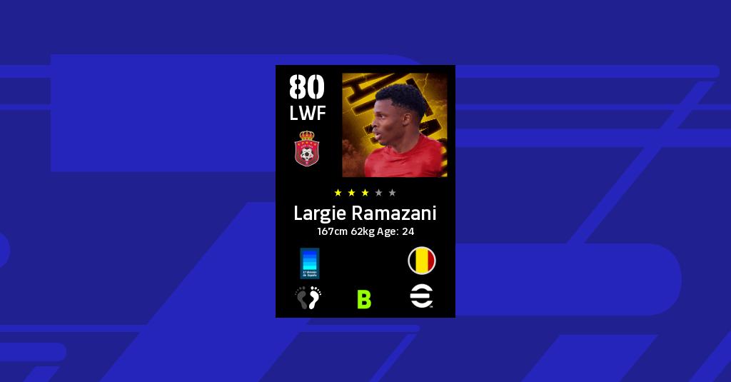 Statistiques de Largie Ramazani no eFootball 2022