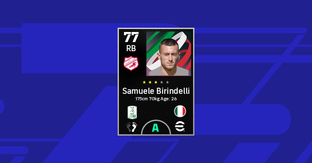 Statistiques de Samuele Birindelli no eFootball