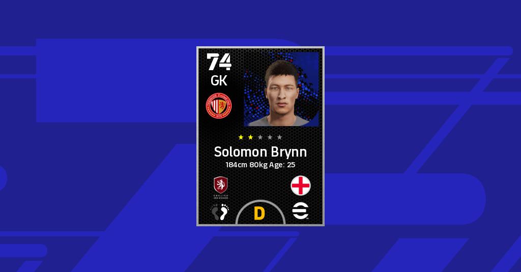 Statistiques de Solomon Brynn no eFootball 2022