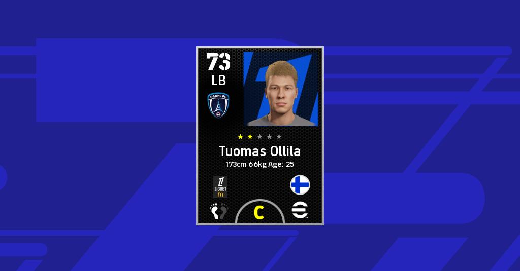 Statistiques de Tuomas Ollila no eFootball