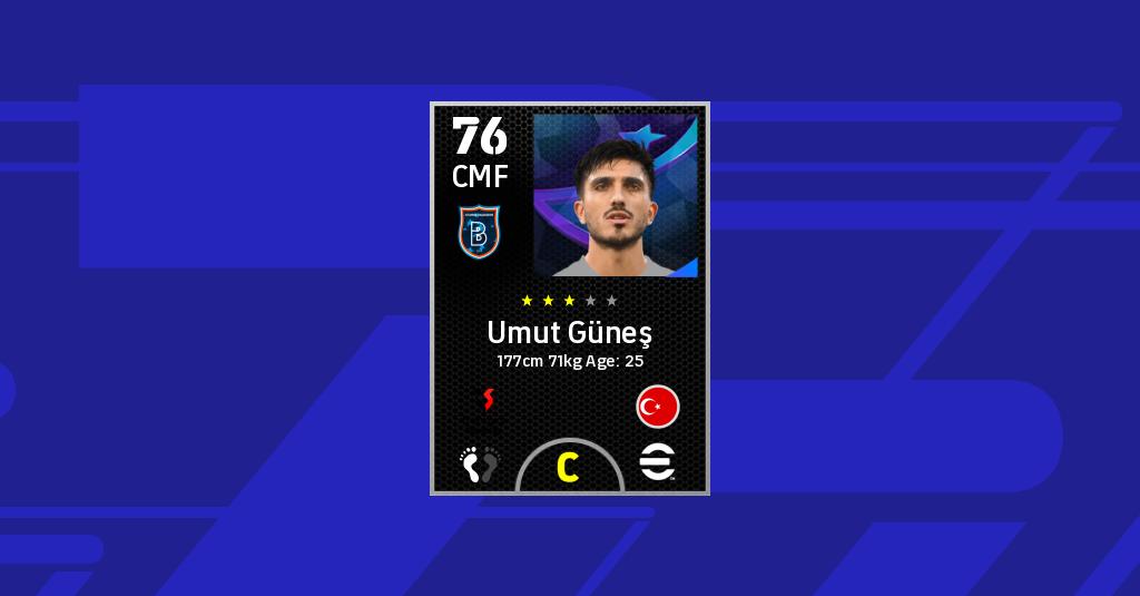 Statistiques de Umut Gunes no eFootball 2022