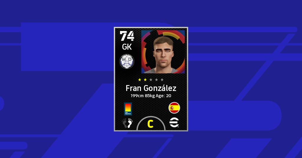 Fran González eFootball Stats