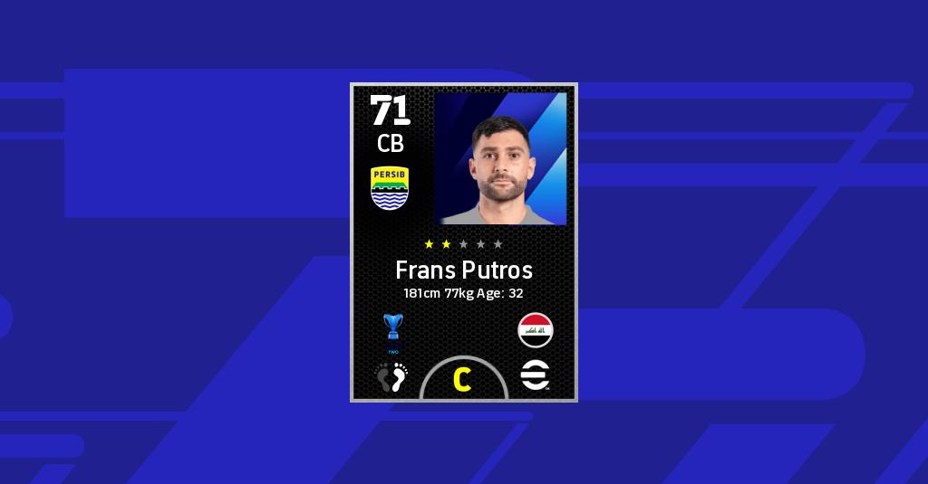 Frans Dhia Putros eFootball Stats
