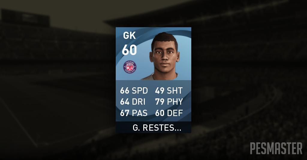 G. Restes PES 2021 Mobile Stats