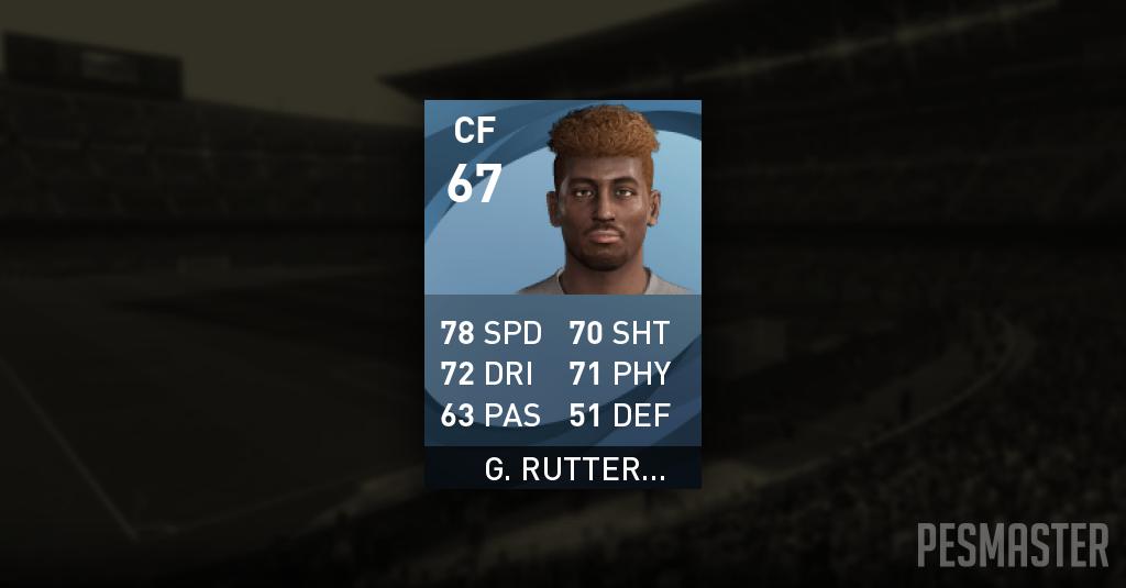 G. Rutter PES 2021 Stats