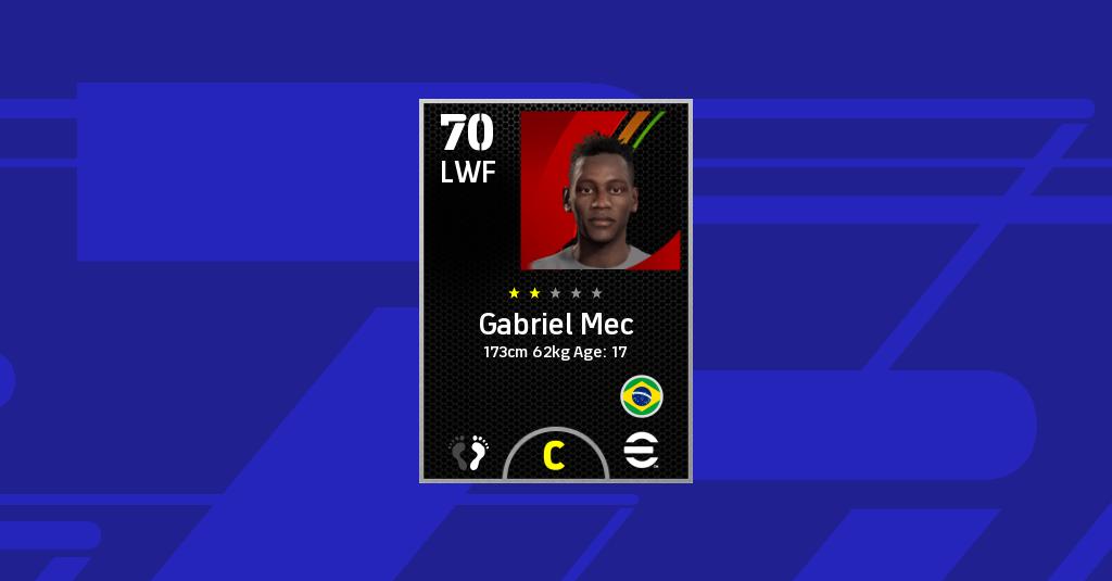 Gabriel Mec eFootball Stats