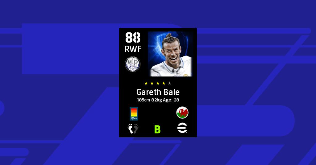 Gareth Bale eFootball Stats