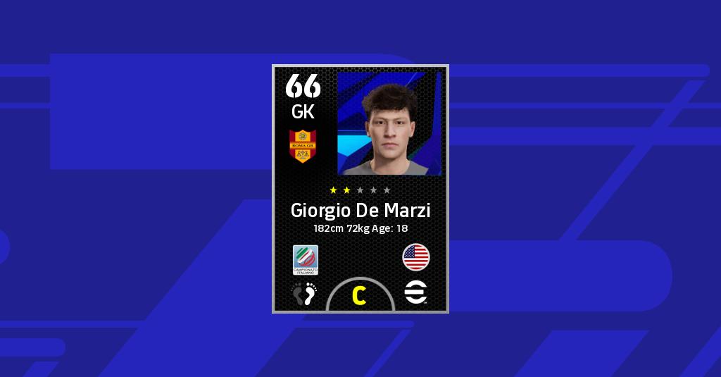 Giorgio De Marzi eFootball Stats