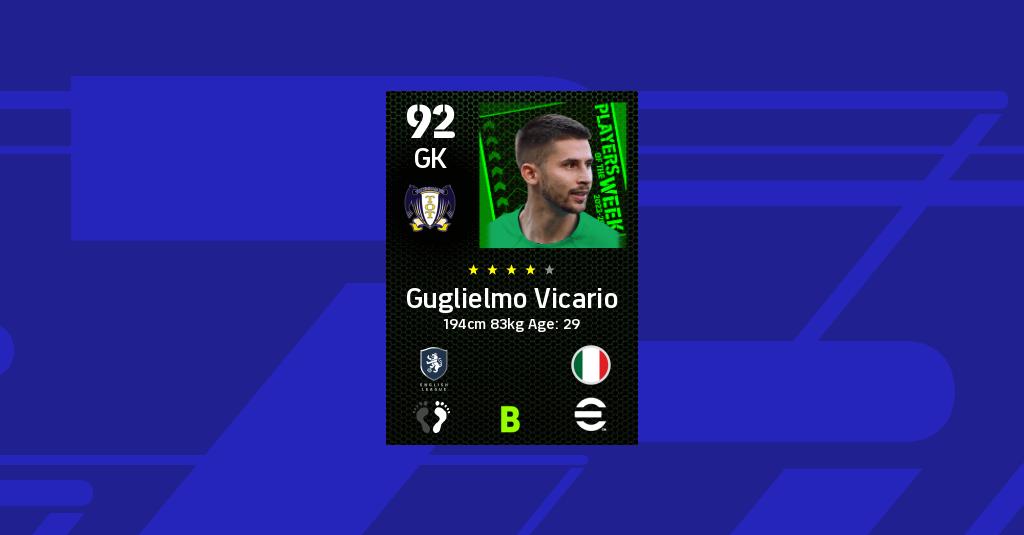 Guglielmo Vicario eFootball Stats