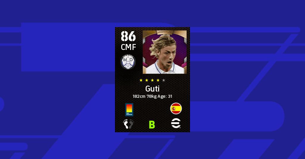 Guti eFootball Stats