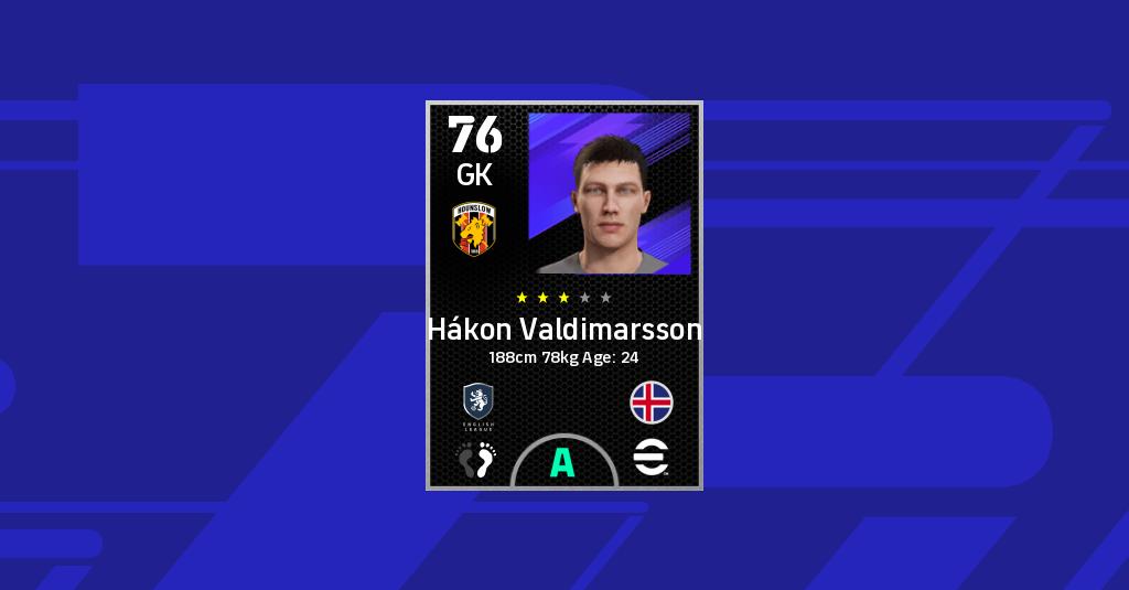 Hákon Valdimarsson eFootball Stats
