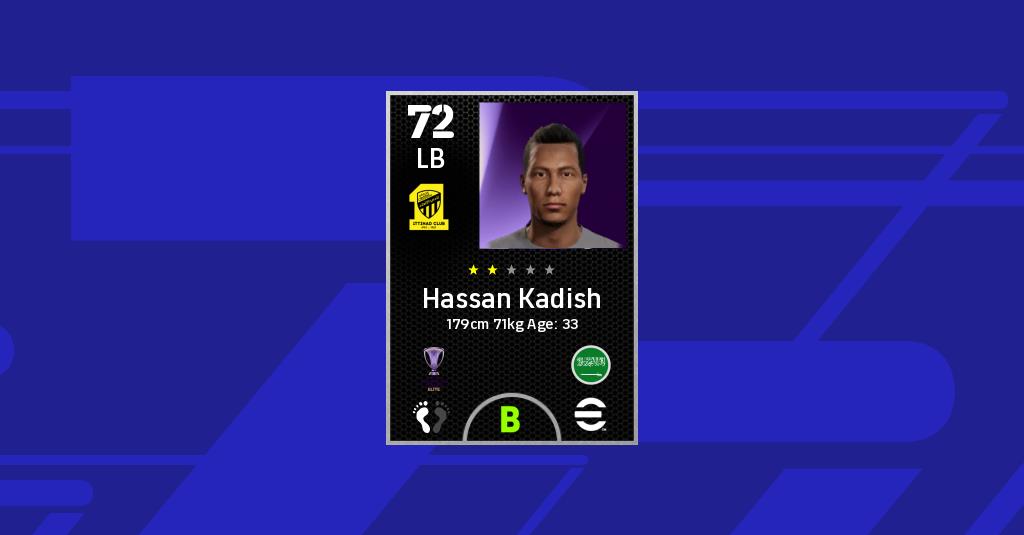 Hassan Kadish eFootball Stats