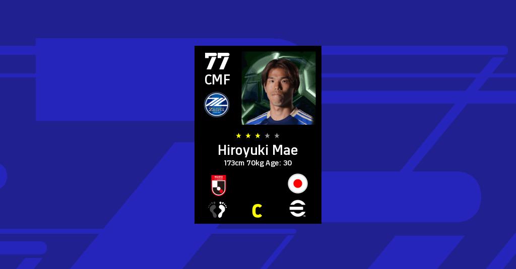 Hiroyuki Mae eFootball Stats