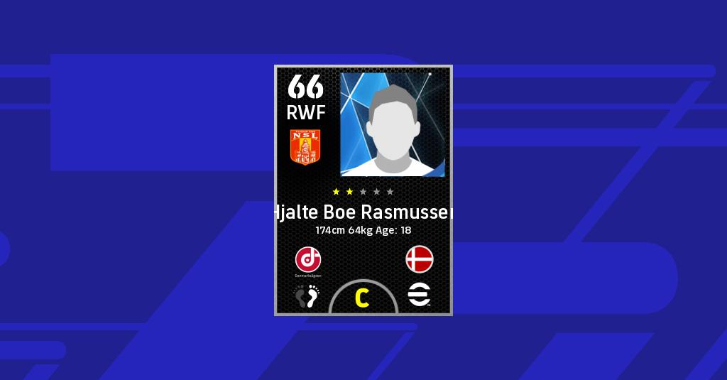 Hjalte Boe Rasmussen eFootball Stats