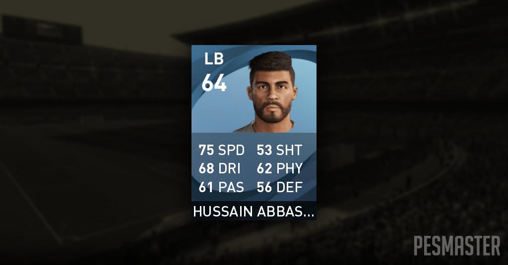 Hussain Abbas Juma PES 2021 Mobile Stats