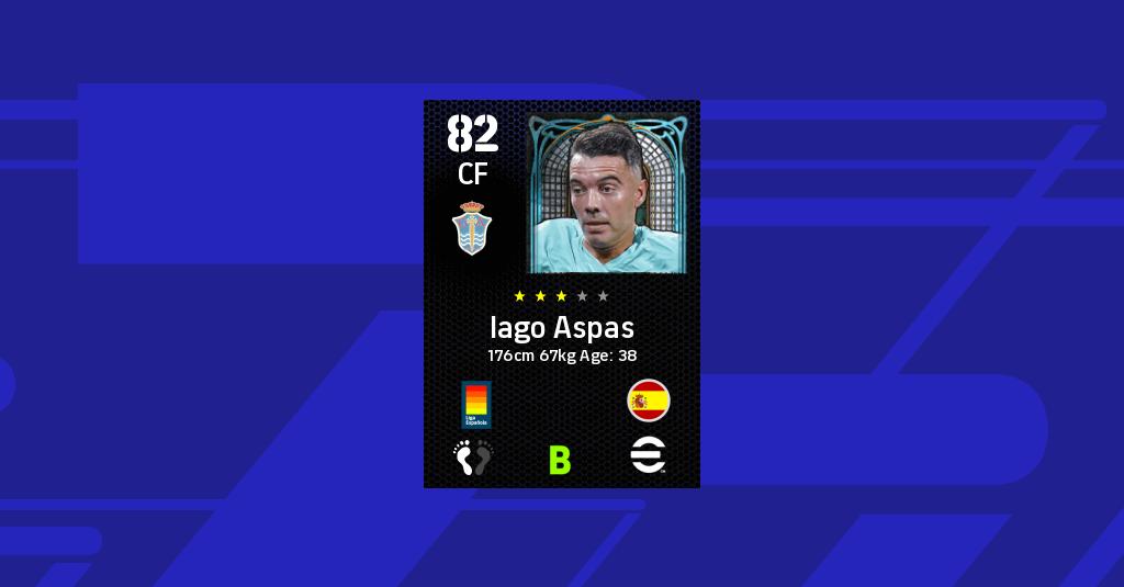 Iago Aspas eFootball Stats