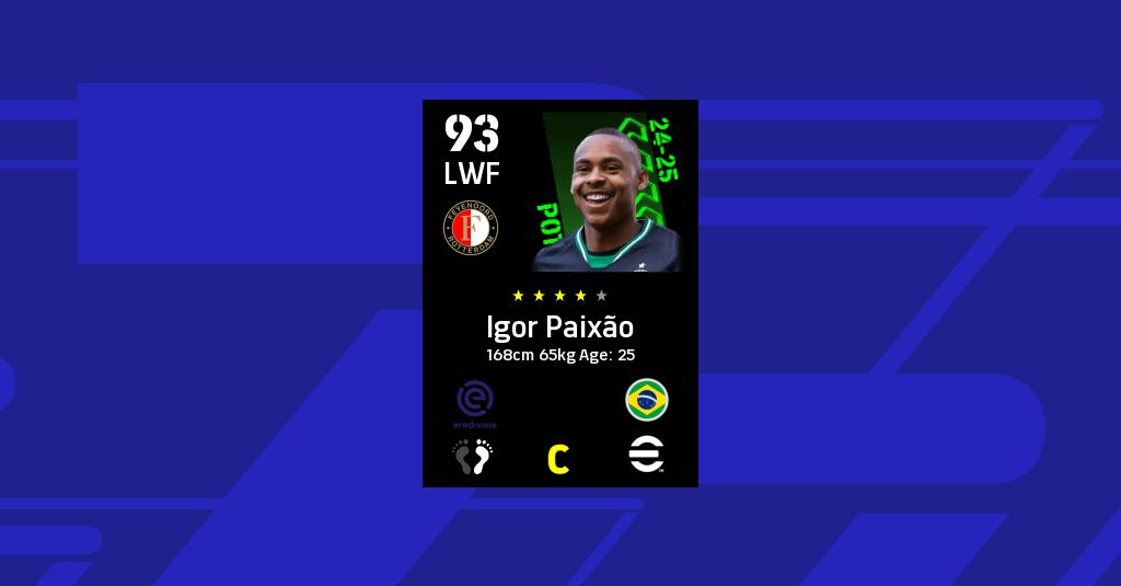 Igor Paixão eFootball Stats