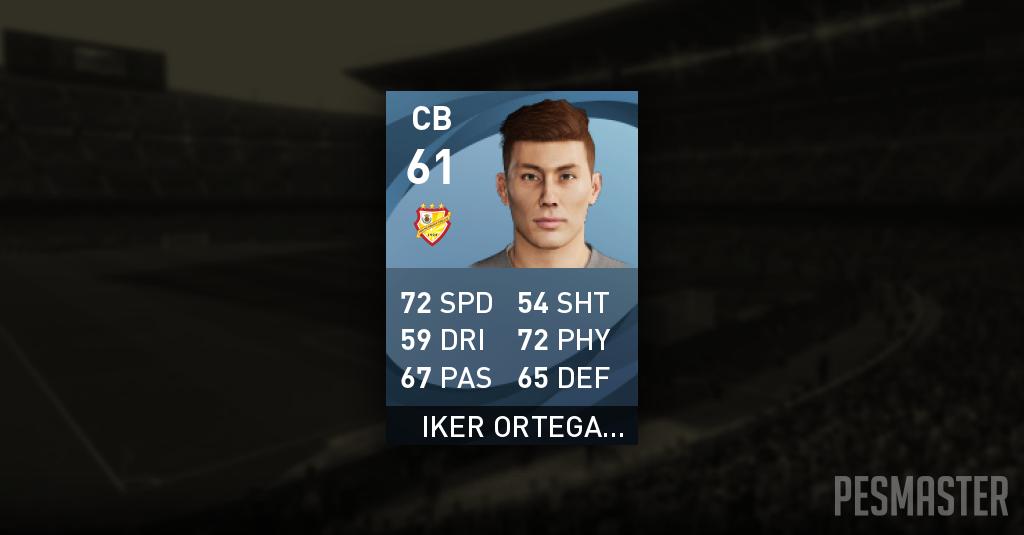 Iker Ortega PES 2021 Stats