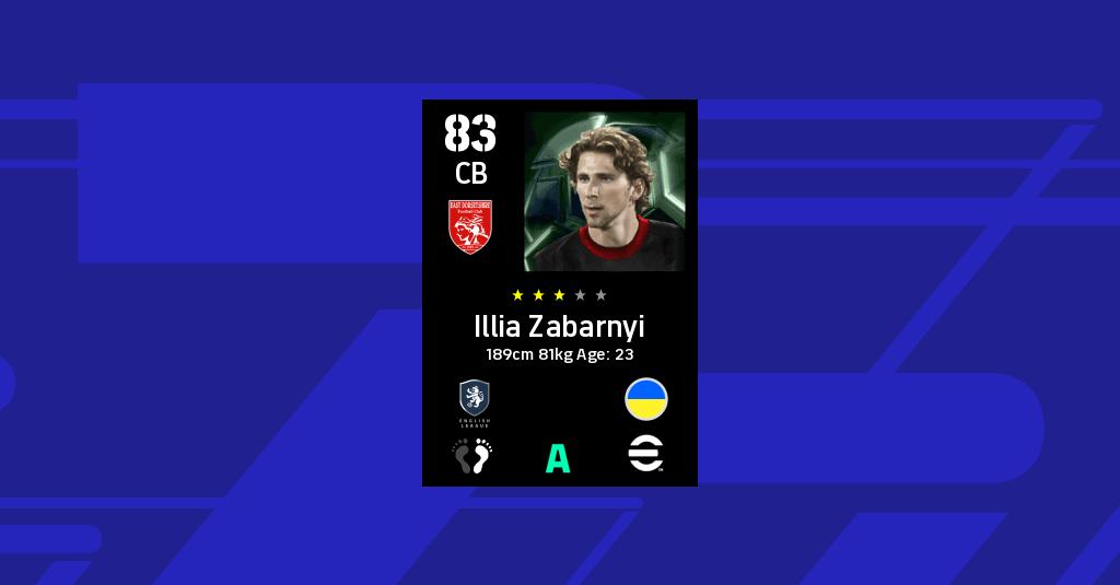Illia Zabarnyi eFootball Stats