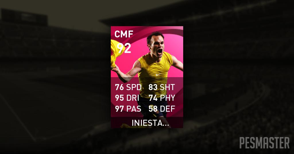 Iniesta PES 2021 Stats - Iconic Moments (06.05.2009)