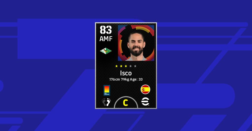 Isco eFootball Stats
