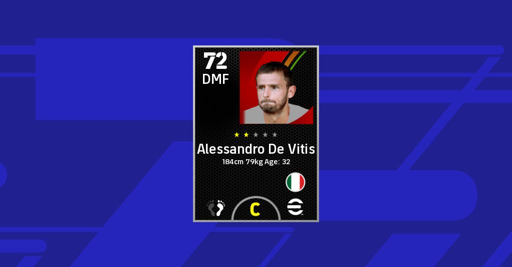 Statistiche di Alessandro De Vitis no eFootball