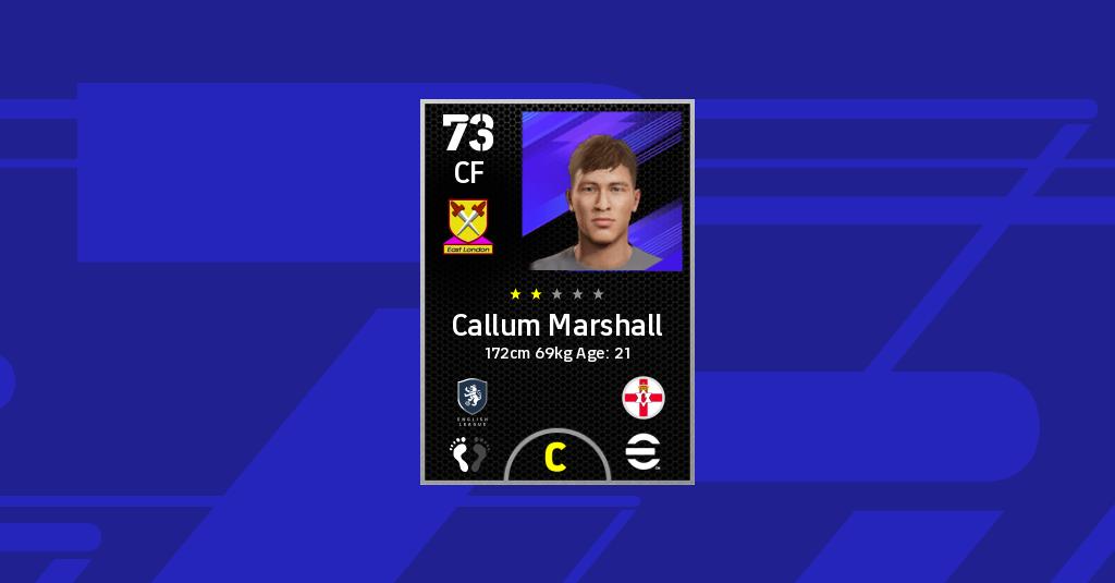 Statistiche di Callum Marshall no eFootball 2022