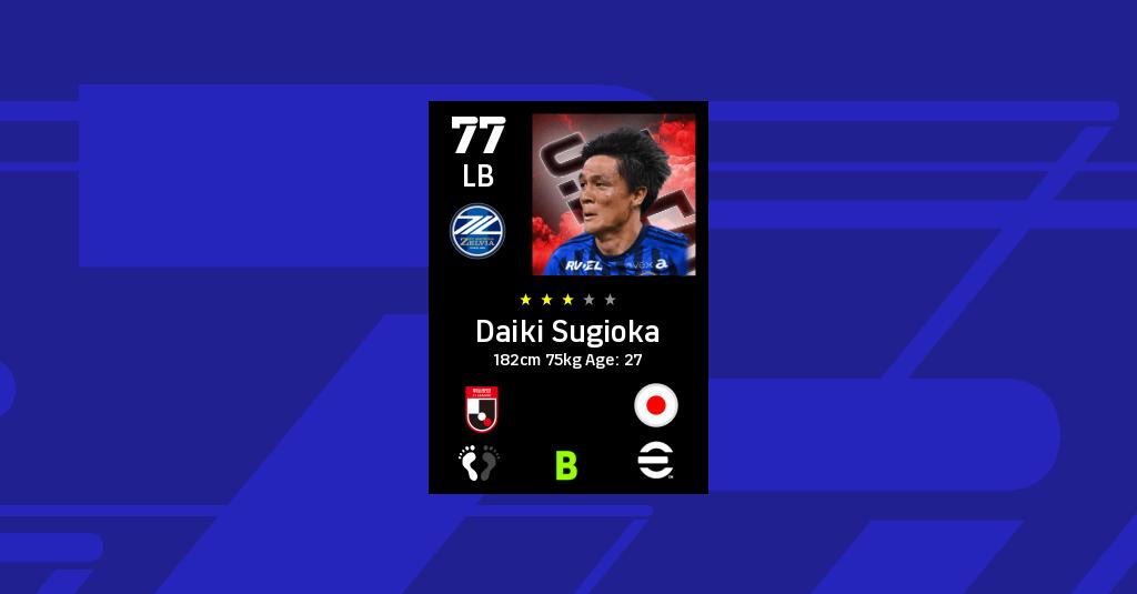 Statistiche di Daiki Sugioka no eFootball 2022