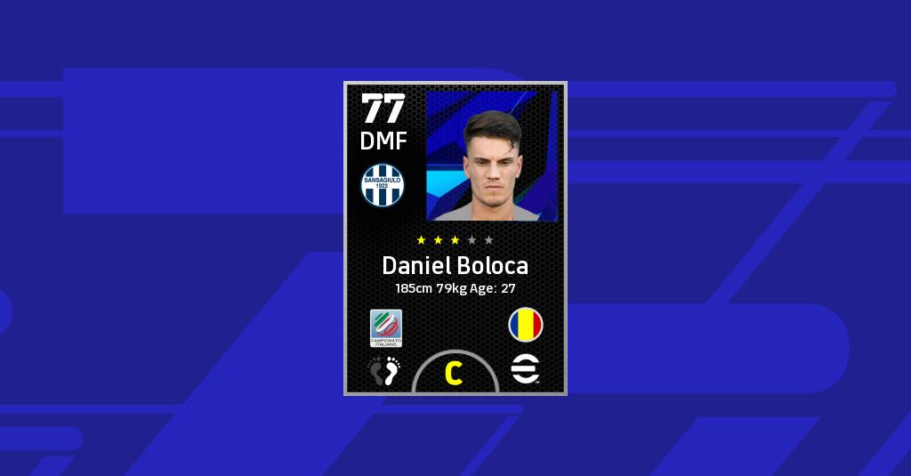 Statistiche di Daniel Boloca no eFootball