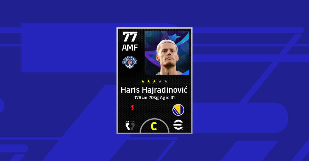 Statistiche di Haris Hajradinovic no eFootball