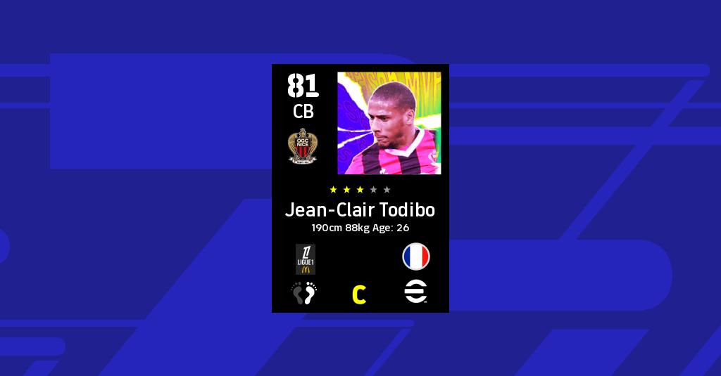 Statistiche di Jean-Clair Todibo no eFootball 2022