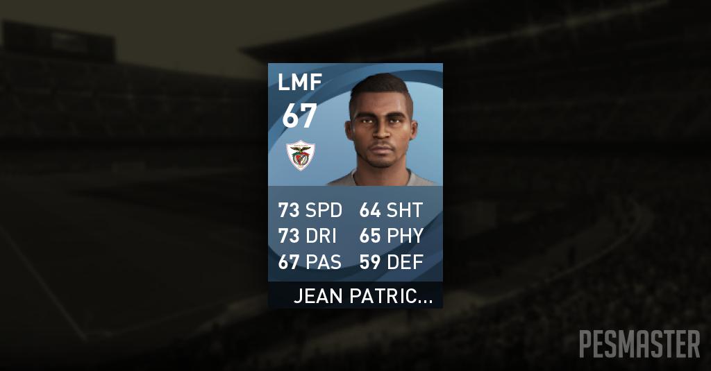 Statistiche di Jean Patric no PES 2021