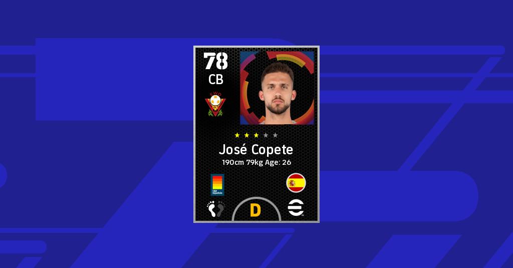 Statistiche di José Copete no eFootball 2022