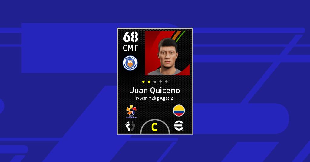 Statistiche di Juan Quiceno no eFootball 2022