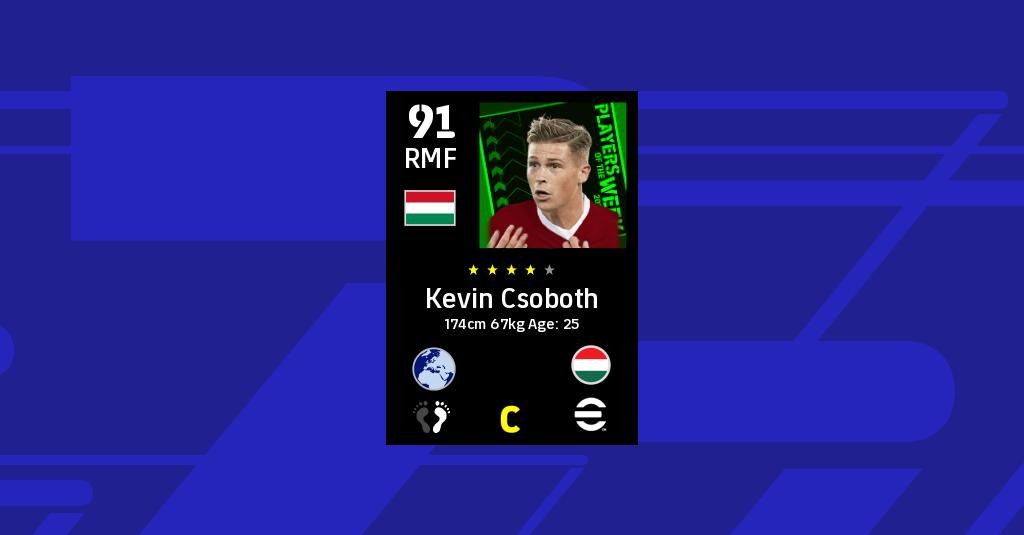 Statistiche di K. Csoboth no eFootball 2022