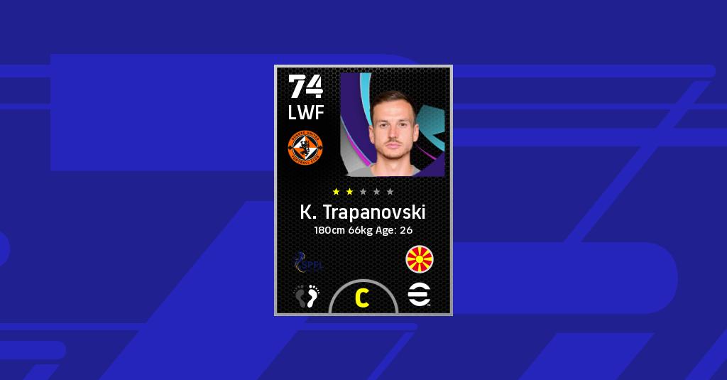 Statistiche di K. Trapanovski no eFootball 2022