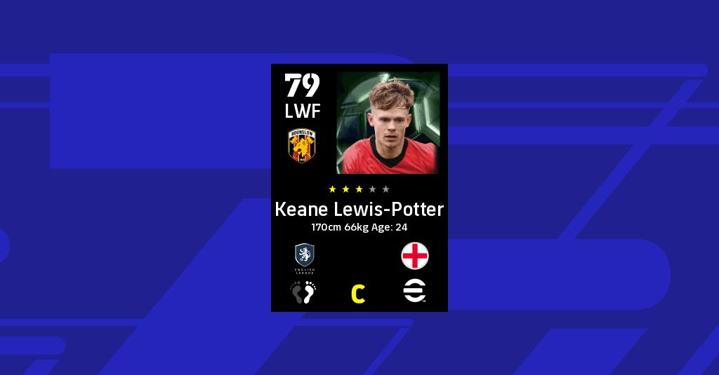 Statistiche di Keane Lewis-Potter no eFootball 2022