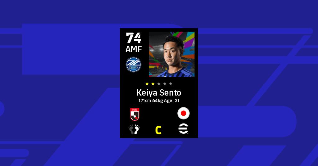 Statistiche di Keiya Sento no eFootball 2022