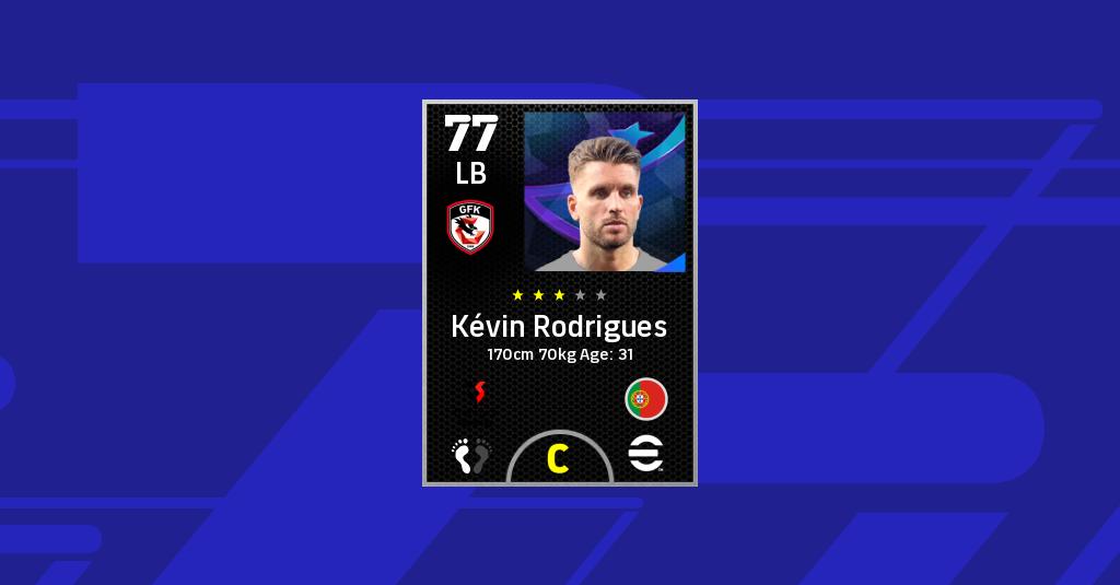 Statistiche di Kévin Rodrigues no eFootball