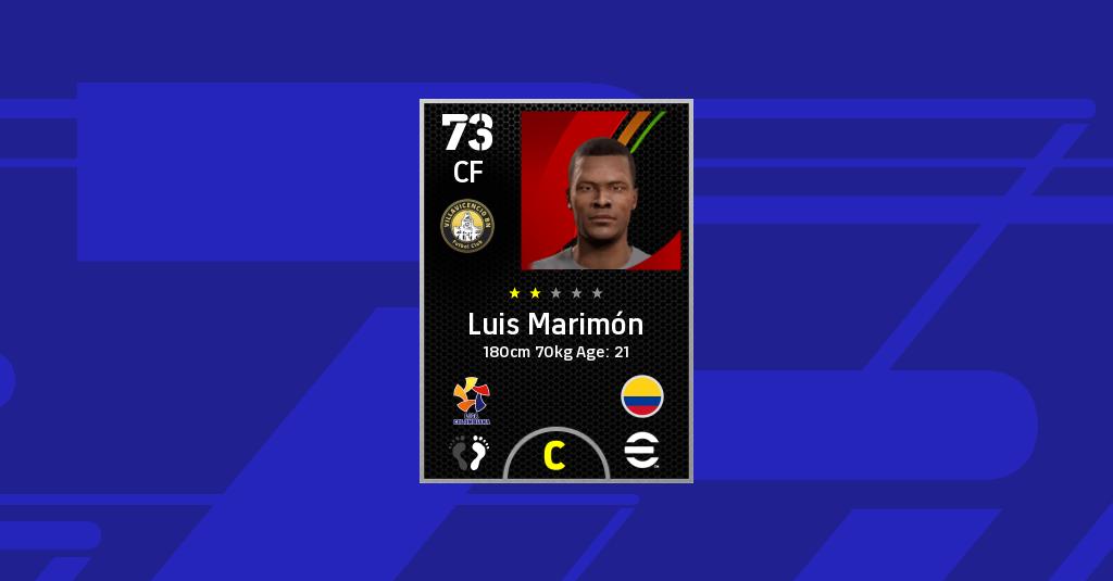 Statistiche di L. Marimón no eFootball 2022